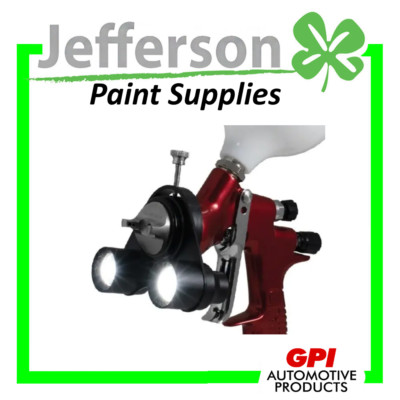 Spray Gun LED Light with Battery - Fits Gravity Feed Spray Guns | eBay