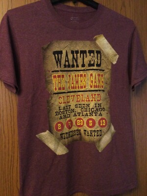 The James Gang - “Wanted - Cleveland - Witnesses Wanted” - Maroon - M ...