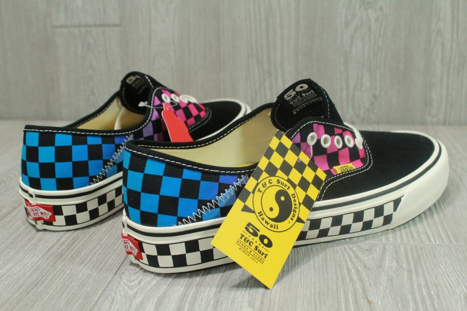MENS NEW VANS AUTHENTIC SF T & C SURF 50 YEARS 9 10.5 EXTREME LIMITED ...