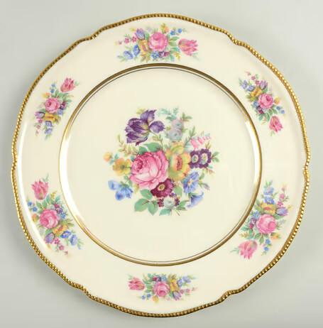 Vintage CASTLETON CHINA Castleton Rose Bone China Dinnerware 1940-1972 ...