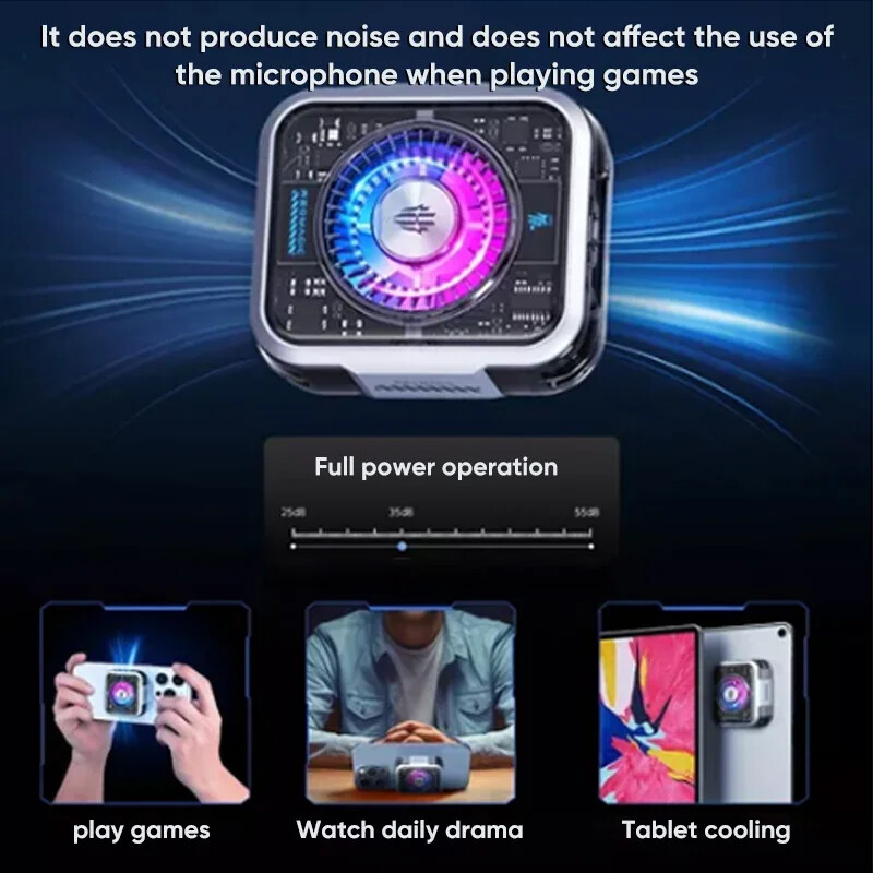 Phone Cooler RedMagic Magnetic 5 Pro - 36W VC Liquid Cooling Fan For ...