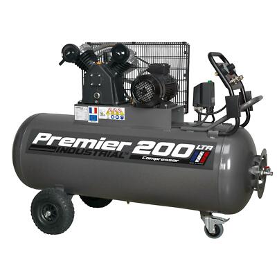 Compressor 200L Belt Drive 3hp 415V 3ph Sealey | eBay UK