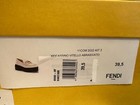 FENDI Fendigraphy Graphy Signature Logo Leather Platform Loafers Shoes ...