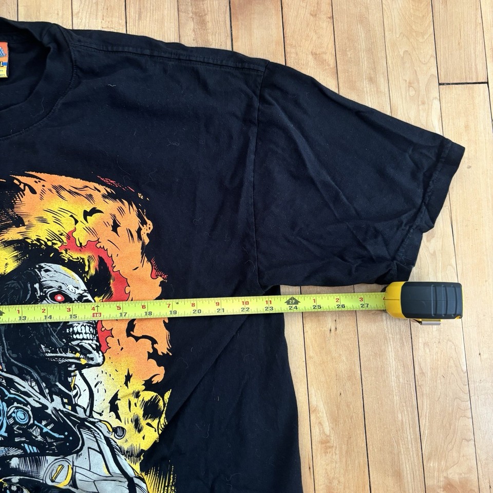 RARE Weapon Prime Movie Terminator T-Shirt XL Sci-Fi Comics AOP | eBay