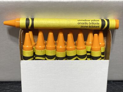 (16) Crayola Crayons (unmellow yellow) BULK | eBay