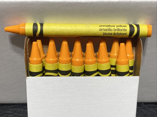 (16) Crayola Crayons (unmellow yellow) BULK | eBay