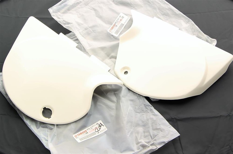 Yamaha XT 500 Seitendeckel Set Links + Rechts Side Cover Lh+Rh Clean ...