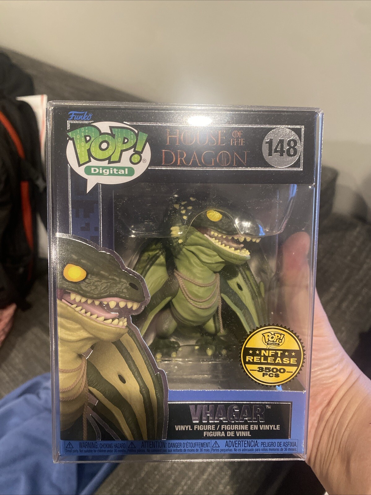 Funko Pop Vhagar Vinyl Figure #148 House of the Dragon Digital HOTD w ...