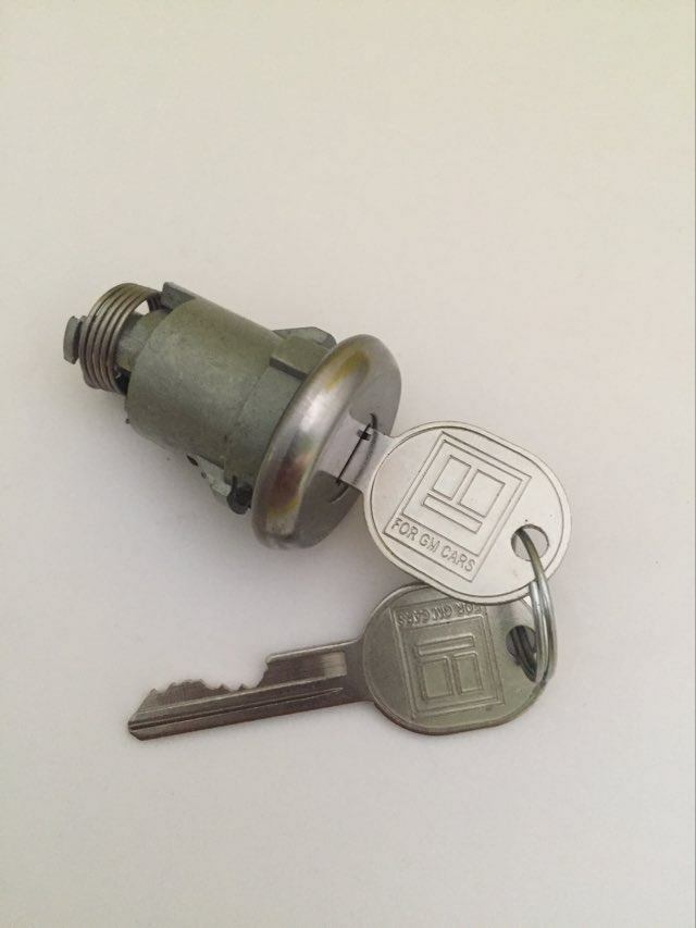 Trunk Lock Cylinder with 2 keys for listed GM Buick Chevy Olds Pontiac ...