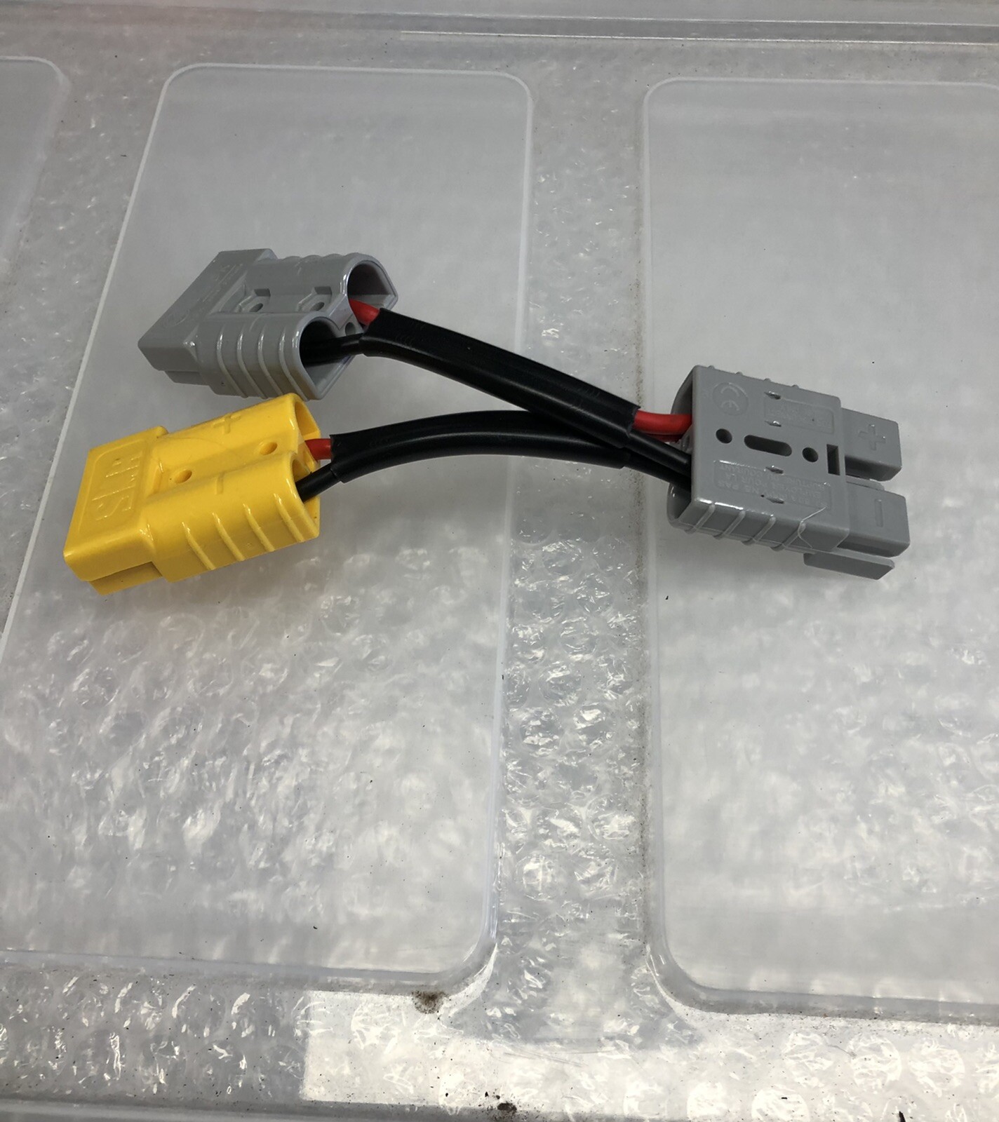 Anderson Yellow Style Plug Connector Double Y Adaptor 6MM Auto Cable ...