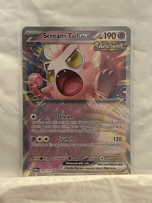 Pokemon TCG: Scream Tail EX 094/167 SV: Twilight Masquerade - Double ...