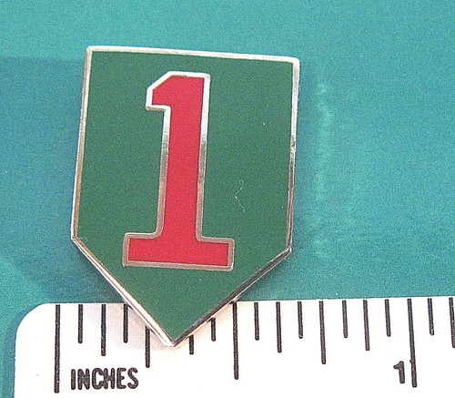 1st Infantry BIG RED 1 - hat pin , lapel pin , tie tac , hatpin GIFT ...