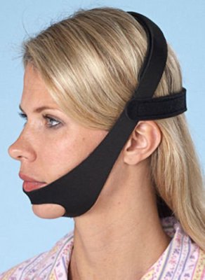 Chin Restraint Chin Strap Black Support for sleep apnea NEW | eBay
