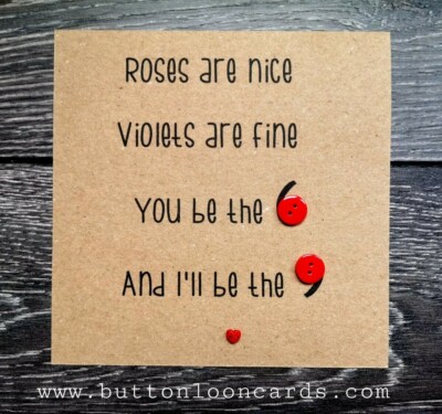 Handmade & Personalised Button Card - Valentines Day Rude Sex Funny 69 ...