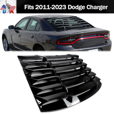 Fits 2011-2023 Dodge Charger Rear Window Louver Sun Shade Vent Cover ...