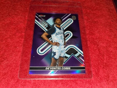 2023 TOPPS FINEST OVERTIME CARD OF DE`VONTES COBBS PURPLE 063/250 | eBay