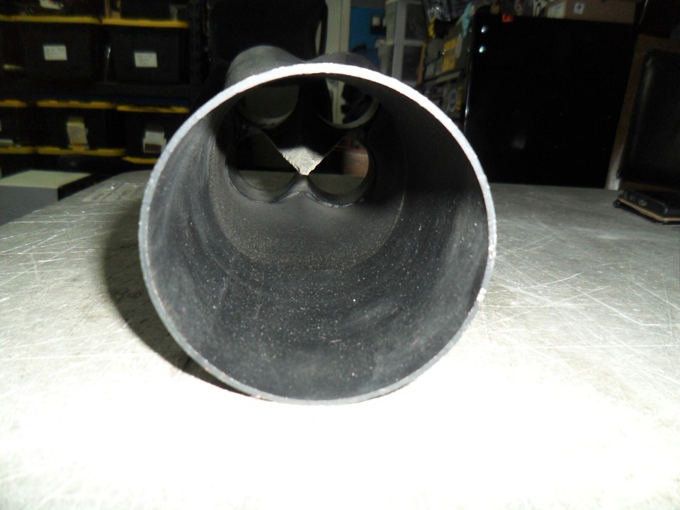 14" 4 into 1 Long Tube Header Collector 2 1/4" into 3" Ford 460 Chevy ...