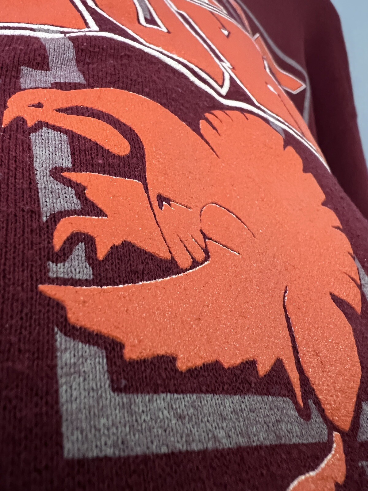 Vintage Virginia Tech Hokies 20/20 Sport Hoodie 80s 90s College Gear ...