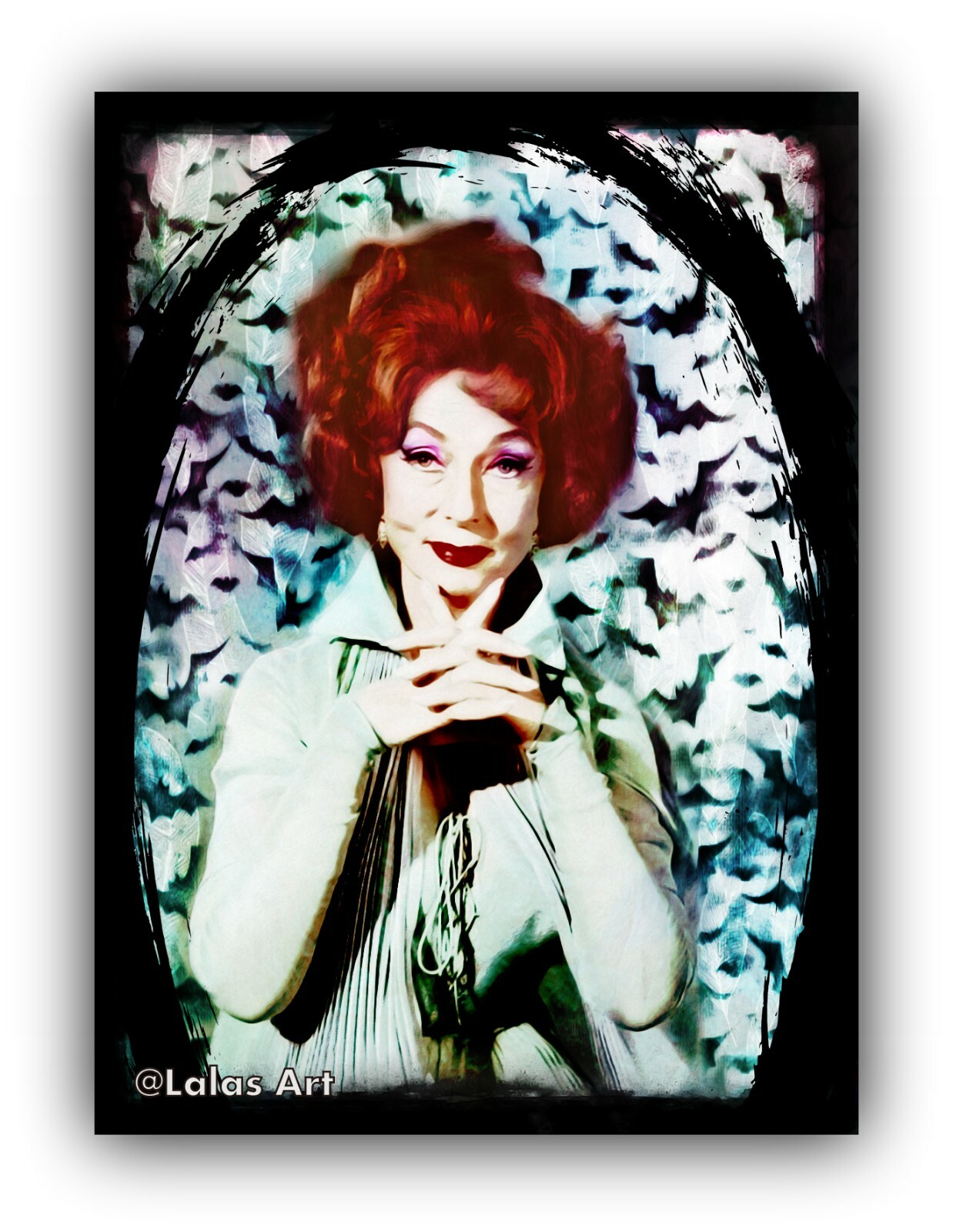Bewitched - Endora - Art - Painting - Halloween - RetroTv - Design ...