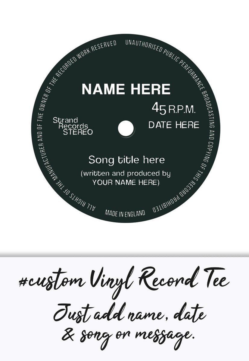 Custom Vinyl Record Labels Vinyl Record Color Splatter PSD Mockup