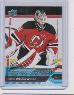 2016 2016-17 UPPER DECK SCOTT WEDGEWOOD YOUNG GUNS ROOKIE 492 NEW ...