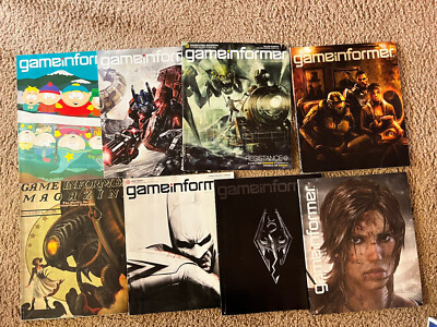Game Informer Magazine Lot of 8 2010-2012 | eBay