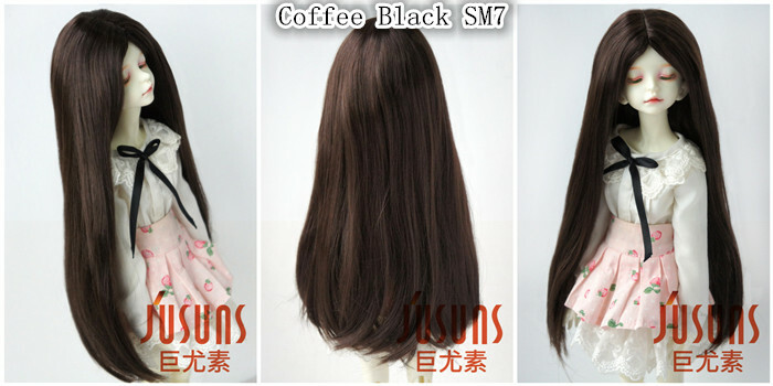 Dollfie & BJD Cloth Dolls, Clothing & Accessories Straight BJD Wig ...