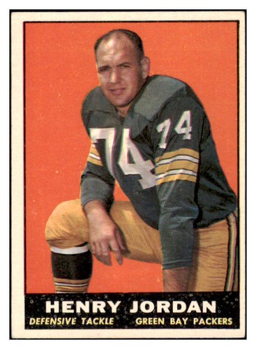 1961 TOPPS # 45 HENRY JORDAN PACKERS EX+/EX-MT 493505 (KYCARDS) | eBay