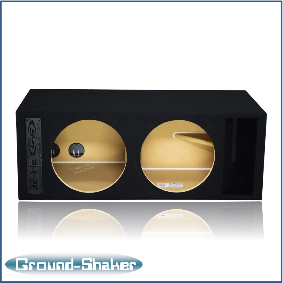 12" Dual Ported / Vented Sub Box Dual Subwoofer Enclosure Speaker Box ...