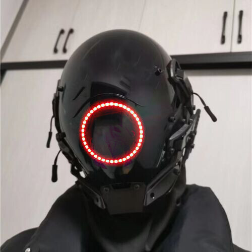 Party Mask led Light Cyber Punk Cosplay Masks Music Festival Accessorie ...