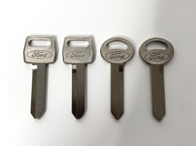 (Set/4) Blank Keys For 1967-1993 Ford - "Family Of Fine Cars" & Oval ...