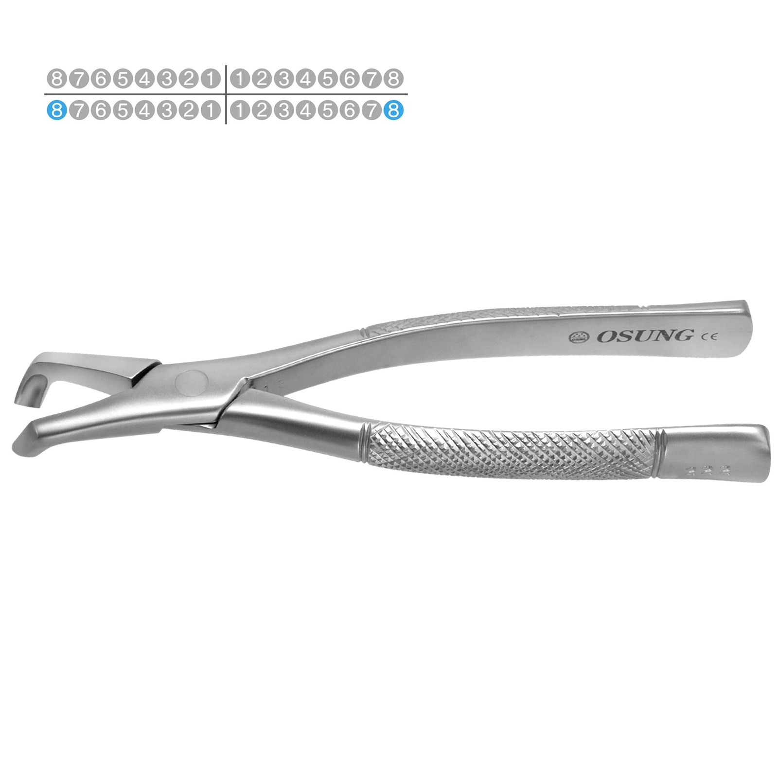 Dental Extraction Forceps #222 3rd Lower Molars Premium Osung -FX222 ...