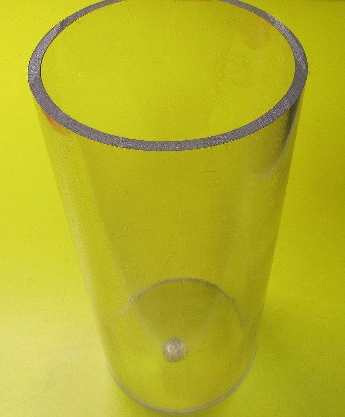 Polycarbonate Lexan Clear Tube / Tubing 5.50" x 5.00" (5 1/2" x 5.0 ...