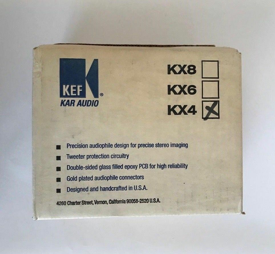 KEF KAR Audio Series KX4 2-Way Passive Crossover, Pair | eBay