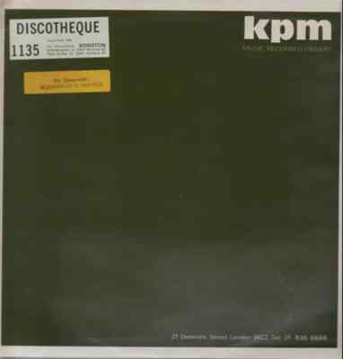 LP KPM Music Recorded Library Discotheque KPM 1000 SERIES, LIBRARY NEAR ...