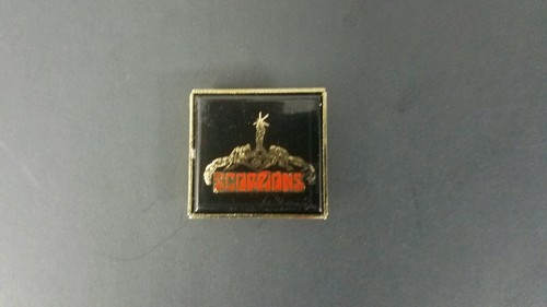 SCORPIONS Logo VINTAGE Metal Pin Pinback Badge Original Production 80s ...
