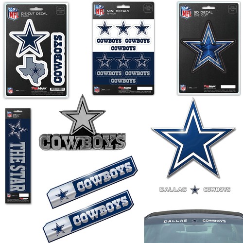NFL Dallas Cowboys Premium Vinyl Decal / Sticker / Emblem - Pick Your ...
