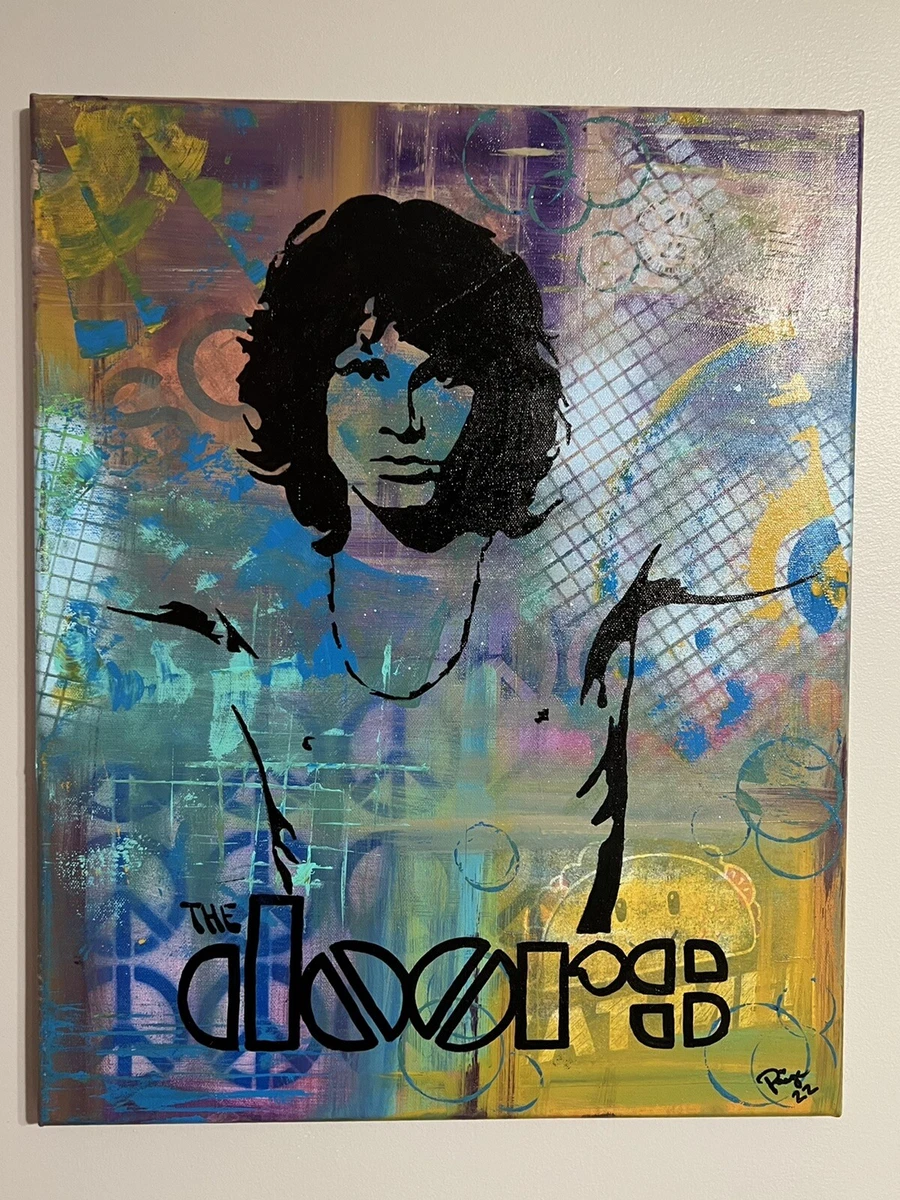 Jim Morrison Abstract Painting