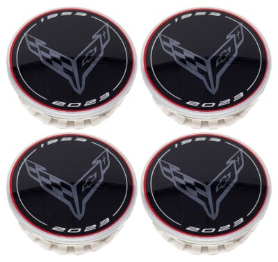 2020-2024 Corvette C8 70th Anniversary Center Cap Pkg 85118263 Genuine ...