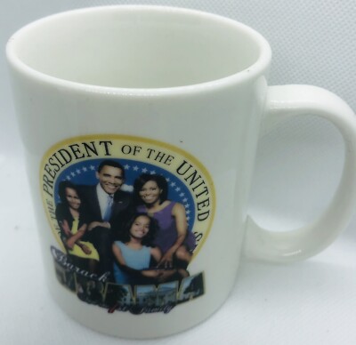 Barack Obama 44th President First Family Commemorative Collector Coffee ...