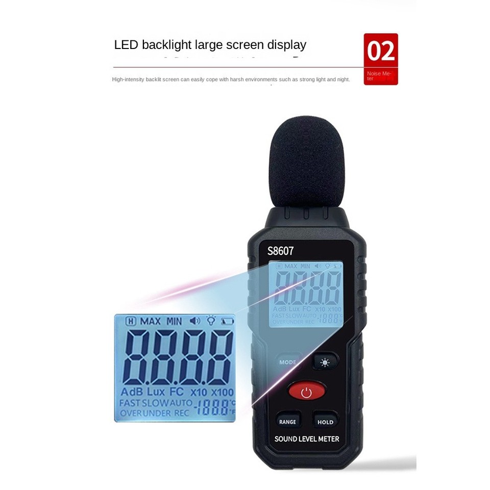 Digital Sound Level Meter,Sound Meter For Classroom Home Street,30 ...