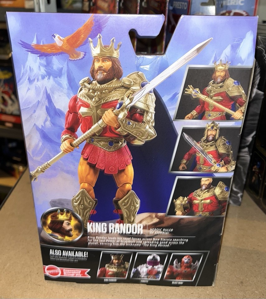MOTU Masters of The Universe Masterverse New Eternia King Randor Action ...