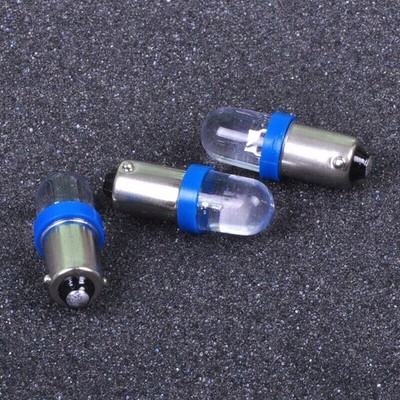 10pcs Tube Amp LED Pilot Light 6V Blue BA9S Base Bulb Lamp for Audio ...
