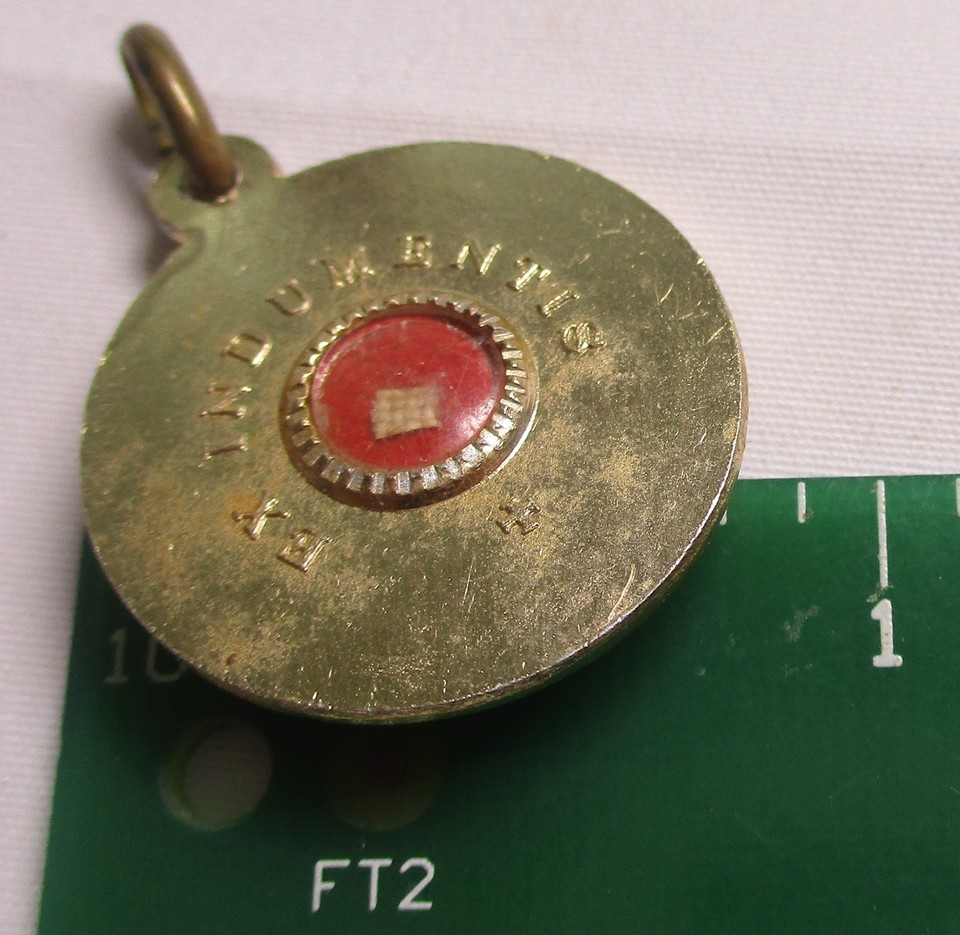 Saint St John Neumann Gold Blue Enamel Relic Sick Children Patron Italy ...