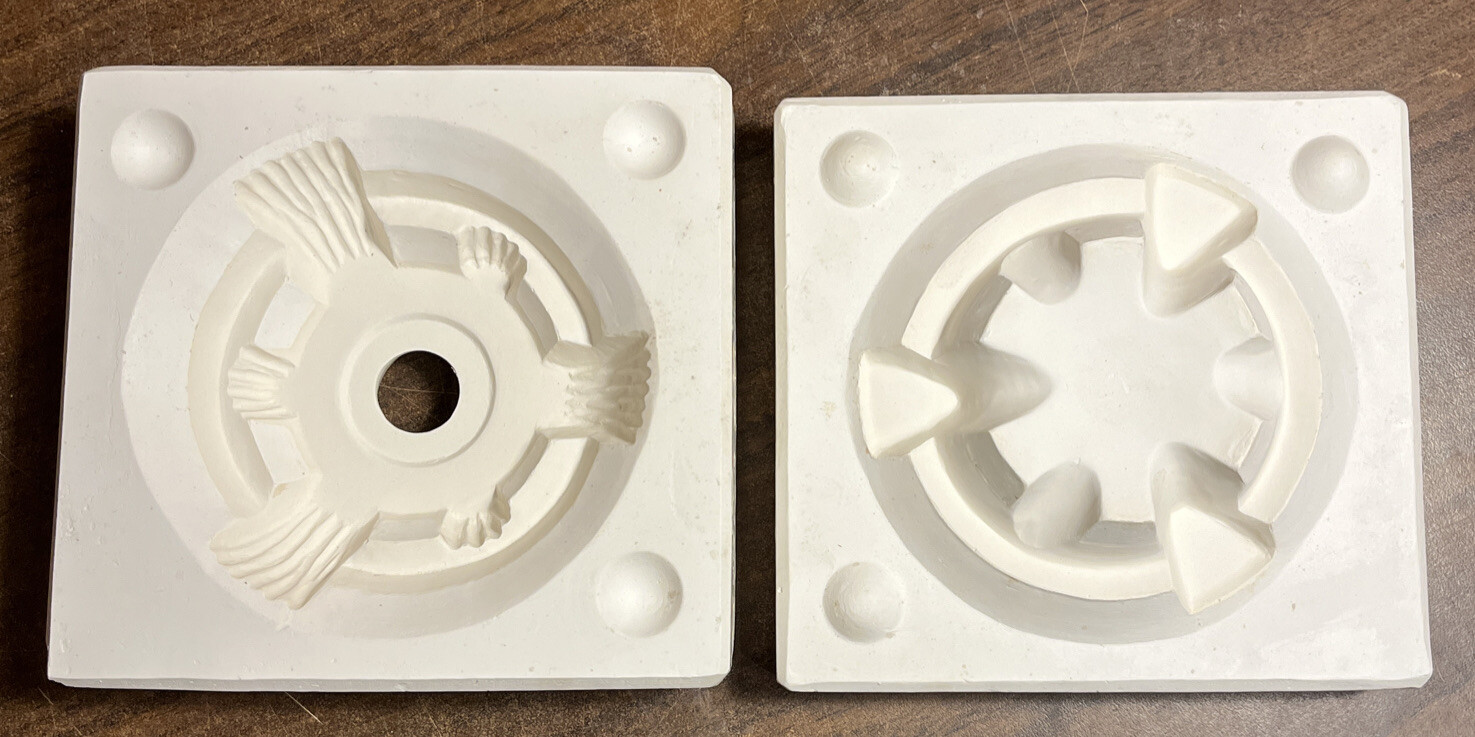 Vintage Ceramic Slip Cast Mold Planter Bowl Base | eBay