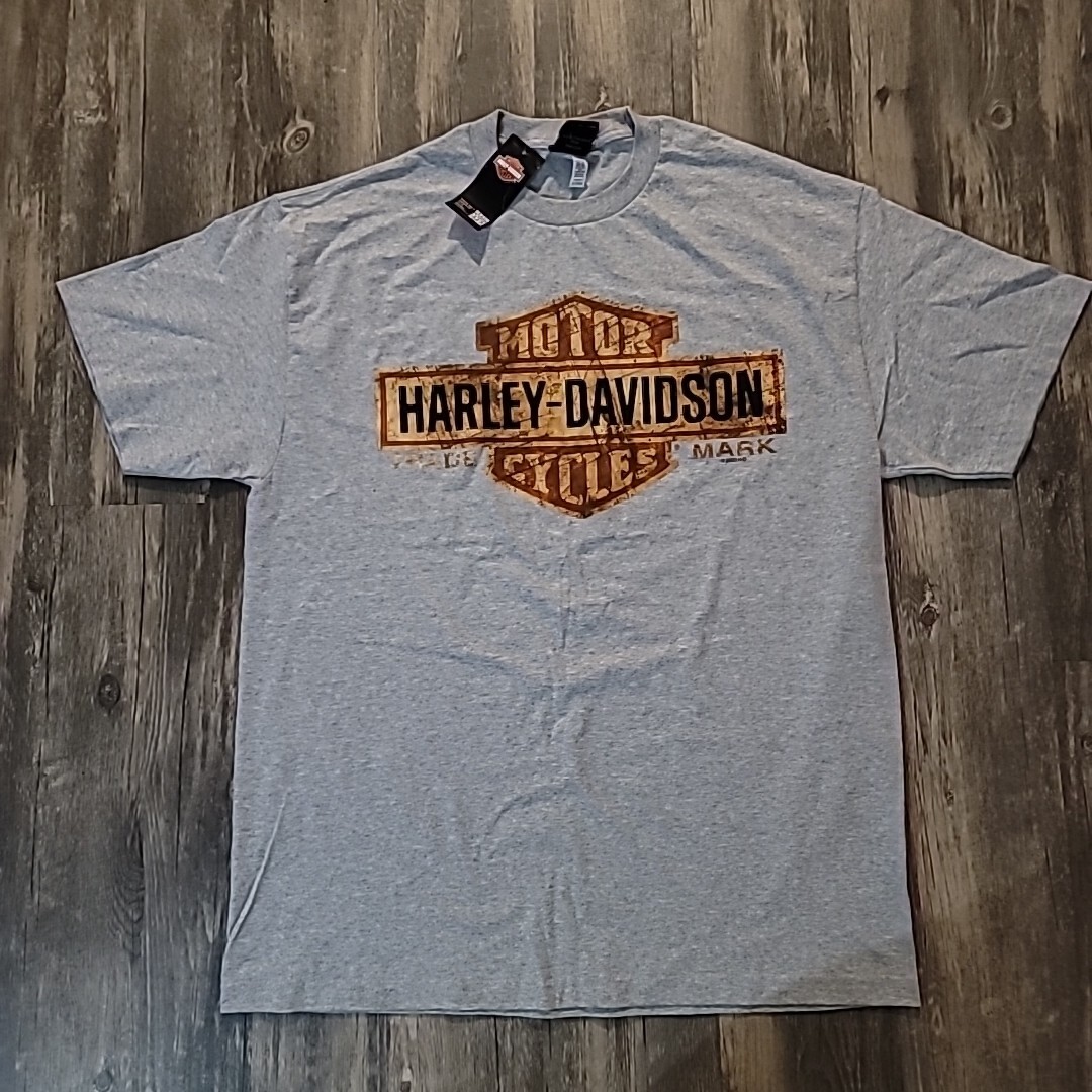 Harley-Davidson Sheild & Bar Logo Oconomowoc, WI T-shirt Men's Sz XL ...