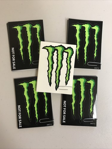 10 Monster Energy Drink Stickers 3” X 4” Decal For Wall Laptop ...