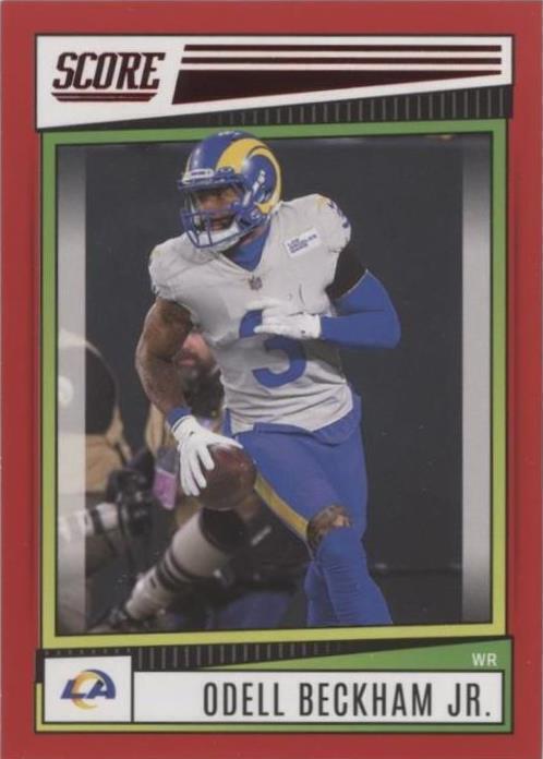 2022 Score - Odell Beckham Jr. #154 Red for sale online | eBay