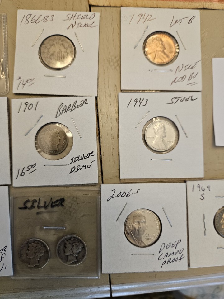 39 PCGS slabbed coin lot unc, SILVER BAR & MORGAN DOLLAR Proof & Mint ...