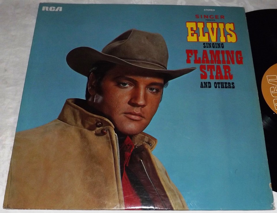 1968 ELVIS PRESLEY - Singer Flaming Star LP - RCA PRS-279 - NBC TV Ad ...